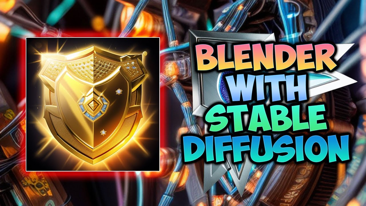 Blender with Stable Diffusion Tutorial - Shield