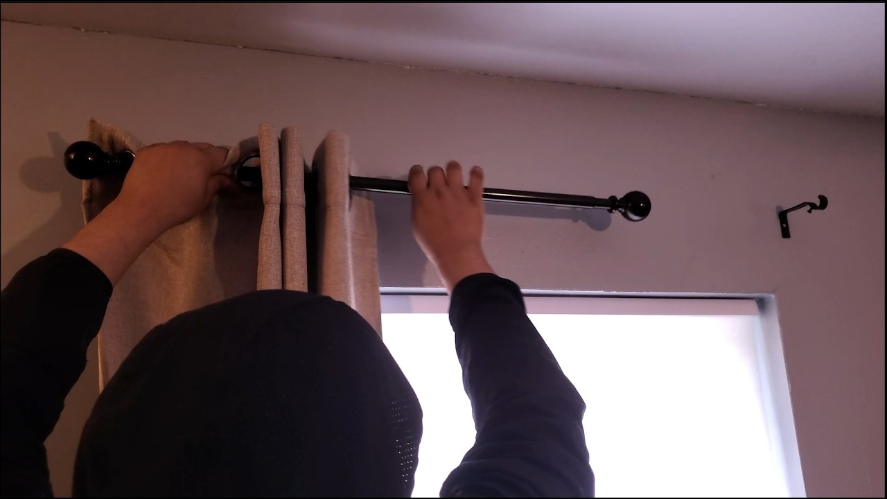 Unboxing Install! KAMANINA Curtain Rods for Windows 28 to 48 Inches