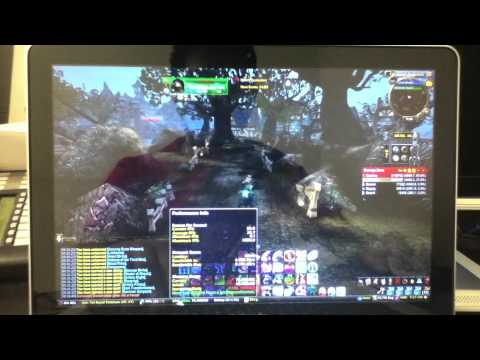 2011 13" Macbook Pro i7 World of Warcraft gameplay