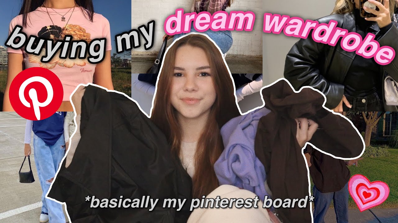 buying my DREAM WARDROBE + try-on haul *pinterest inspired* (part 1)
