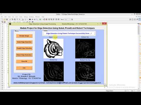 Matlab Code for Edge Detection using image processing