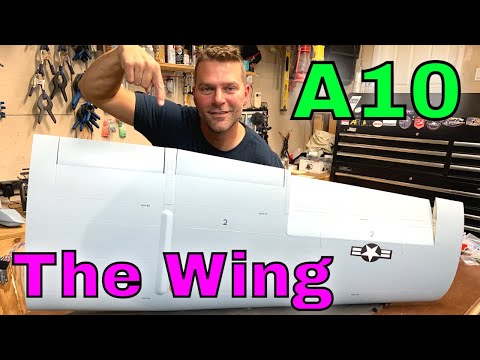 GIANT SCALE A-10 Tank Buster Build Continues - Aileron, Speed Brake & Gear Skymaster A10 #3