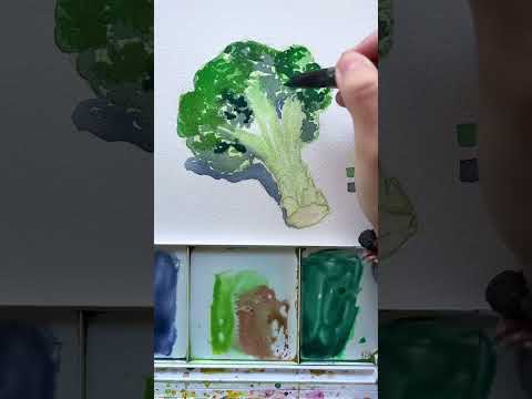 Watercolor vs other paint #watercolor #watercolorpainting #arttutorial #watercolortutorial #artist