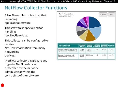 8.3 NetFlow (CCNA 4: Chapter 8: Monitoring the Network)