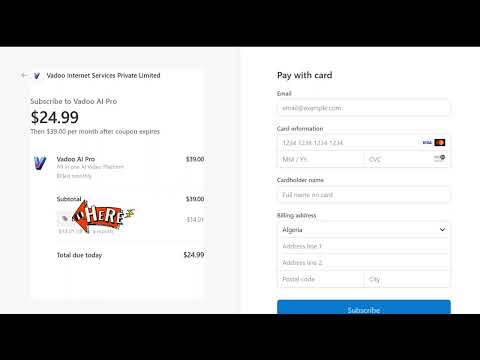 Vadoo AI review | Vadoo ai coupon code ("L8WAYGIS" 100%) working | Vadoo ai tutorial