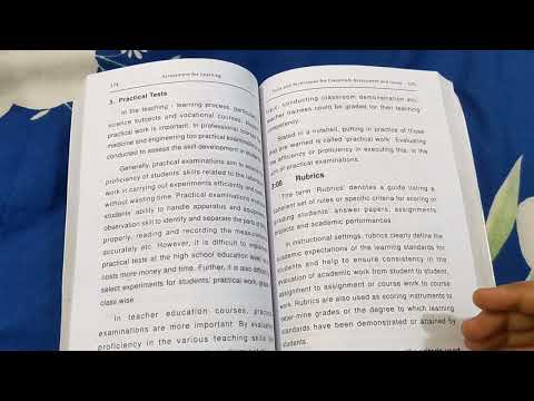 Concept of Rubrics/B.Ed/Important question/Semester 2/Assessment for learning/10 mark question