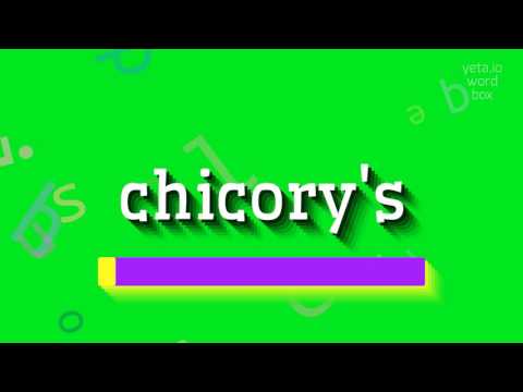How to say "chicory's"! (High Quality Voices)