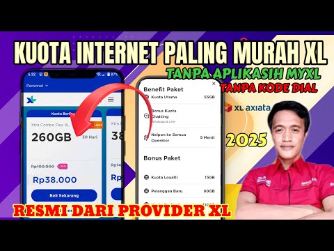 PAKET INTERNET PALING MURAH XL 2025 || KUOTA INTERNET MURAH XL