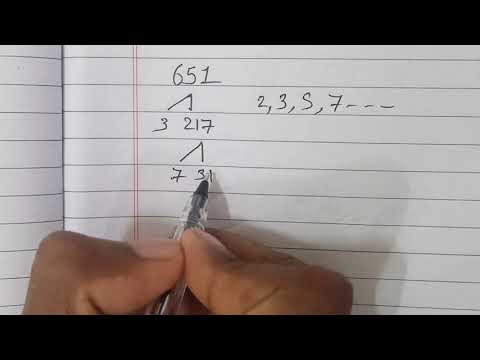 factor tree of 651 | prime factor tree |