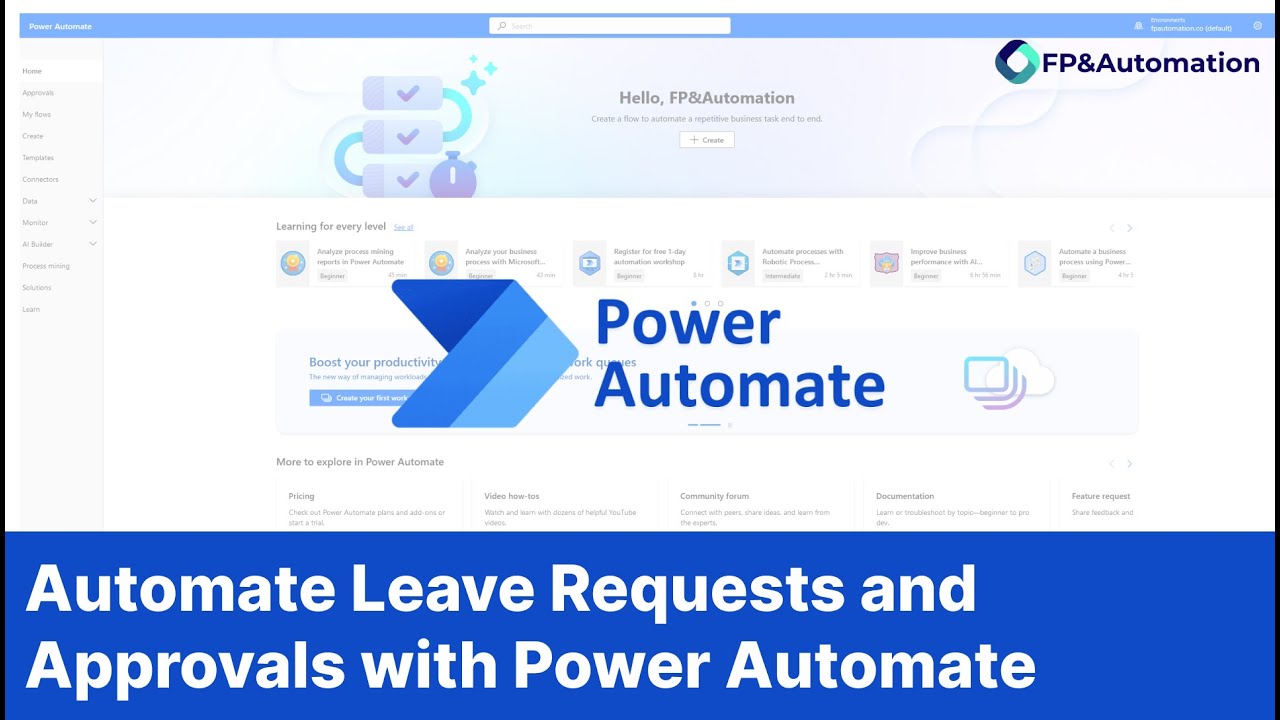 Automate Leave Requests and Approvals with Power Automate | Step-by-Step Tutorial