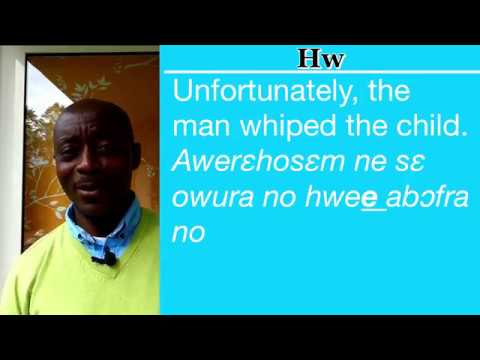 Learn twi with Opoku | Asante twi | Twi words difficult to pronounce