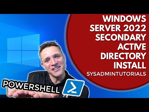 Windows Server 2022 BEGINNERS guide, EASILY install a secondary DOMAIN ...