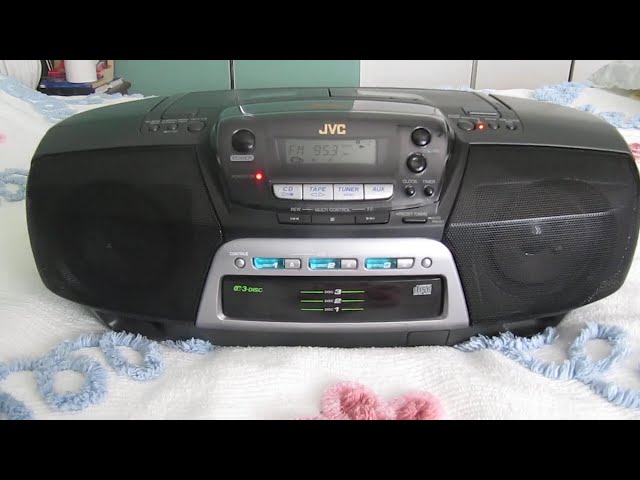 JVC Model RCQC7 3CD Portable Boombox With TapeDeck & Tuner C1999 | Arts ...