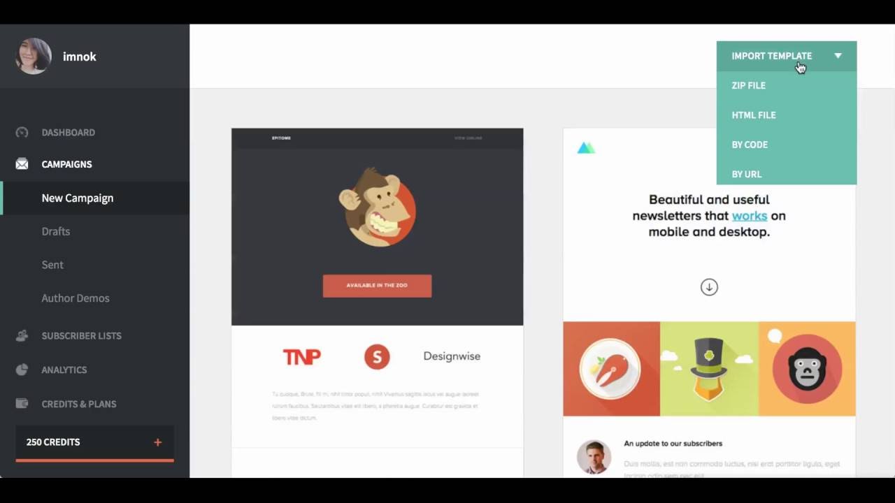 Spark: Upload template (StampReady)