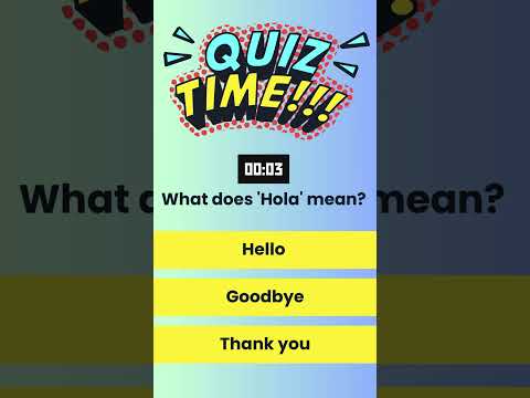 What does 'Hola' mean?
