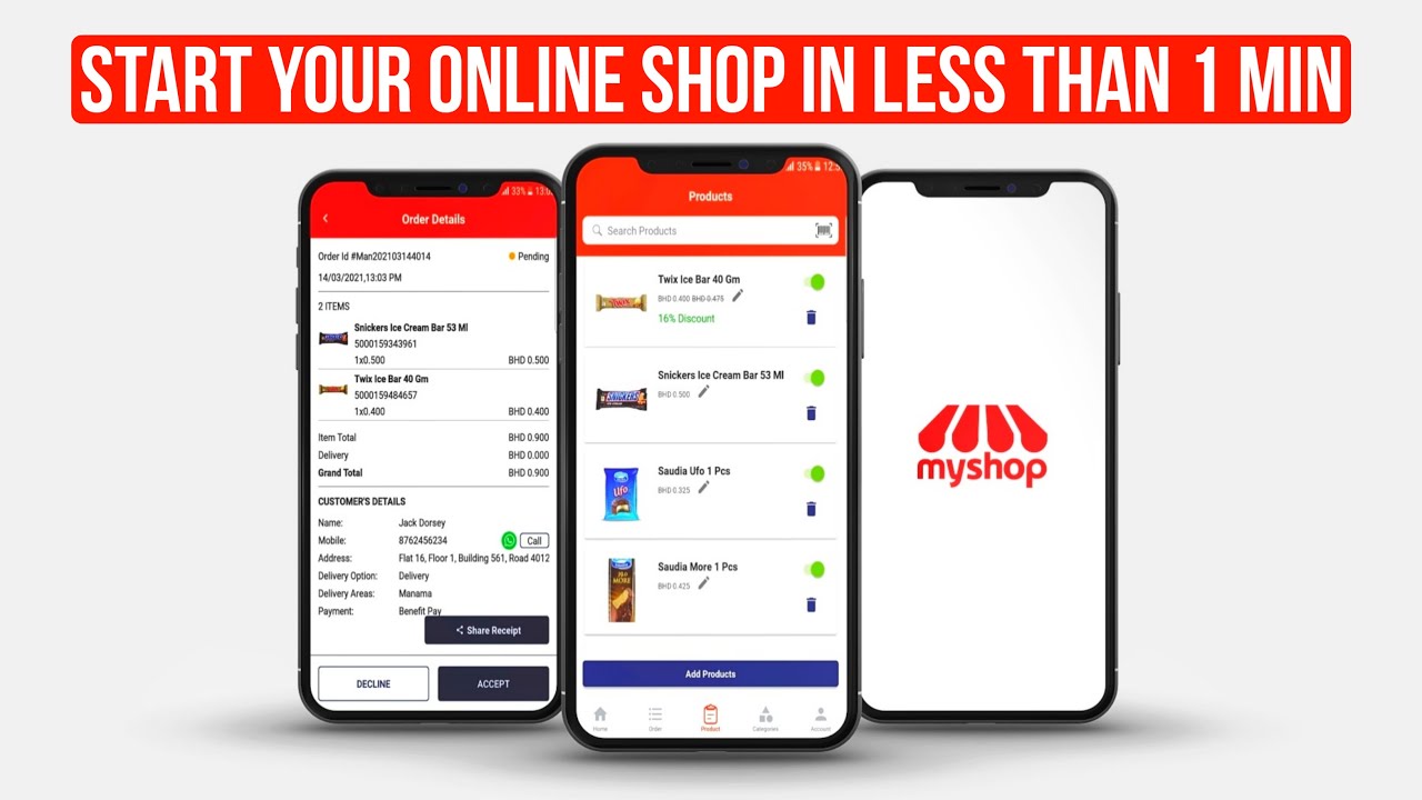 MyShop App - Best App To Create Online Shop