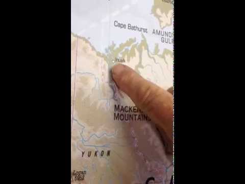 Yukon Assignment wall map