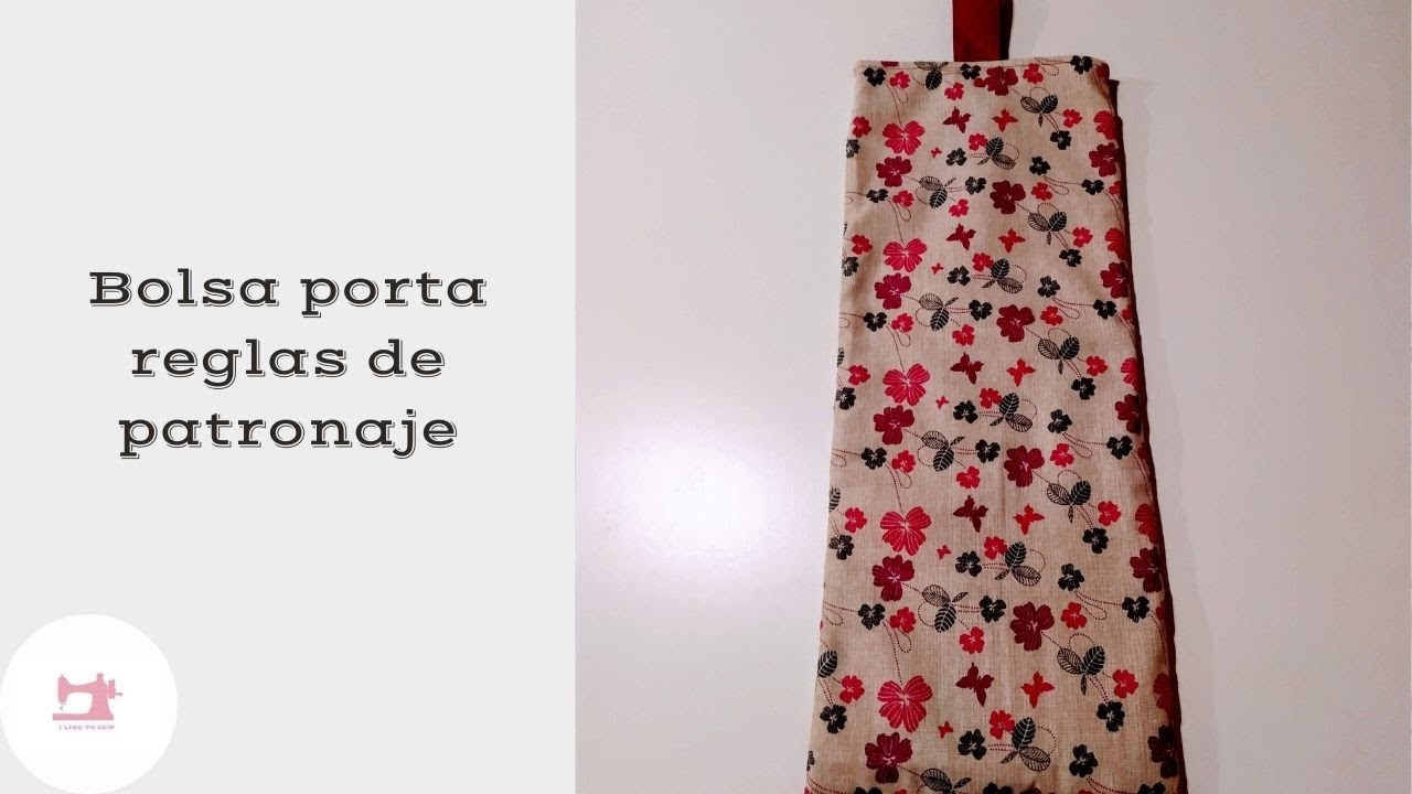 Bolsa porta reglas de Patronaje o Patchwork | Manualidades