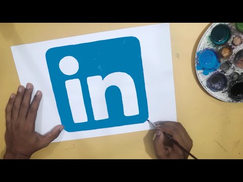 How to draw the Linkedin logo