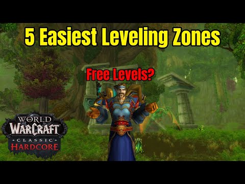 5 of the EASIEST Leveling Zones in HARDCORE CLASSIC WOW