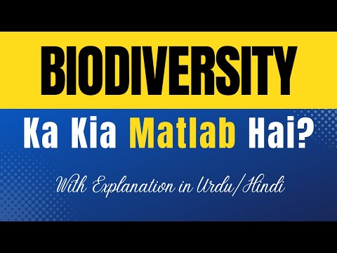 Biodiversity Meaning in Urdu |'Biodiversity Ka Kia Matlab Hota Hai'| Urdu/Hindi Explanation Included