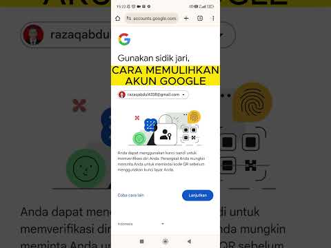 MEMULIHKAN AKUN GOOGLE #shorts #akungoogle