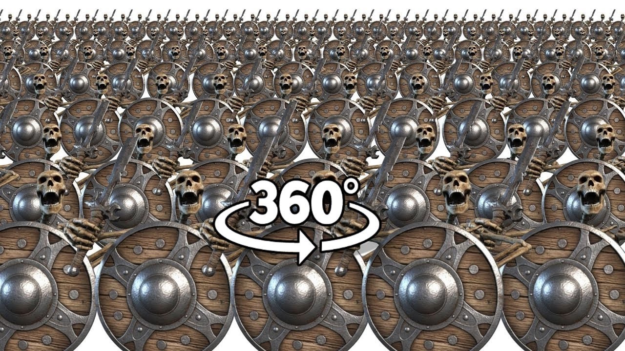 360° VR  skeleton banging shield x10000000