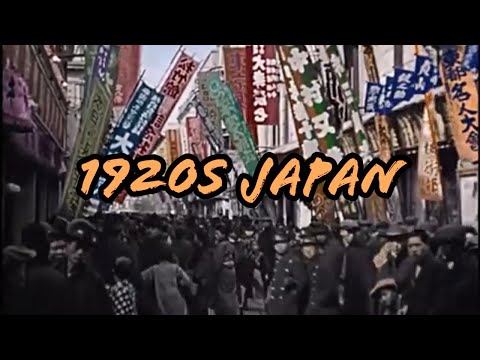 1920's Tokyo Japan | Nostalgic History in Color