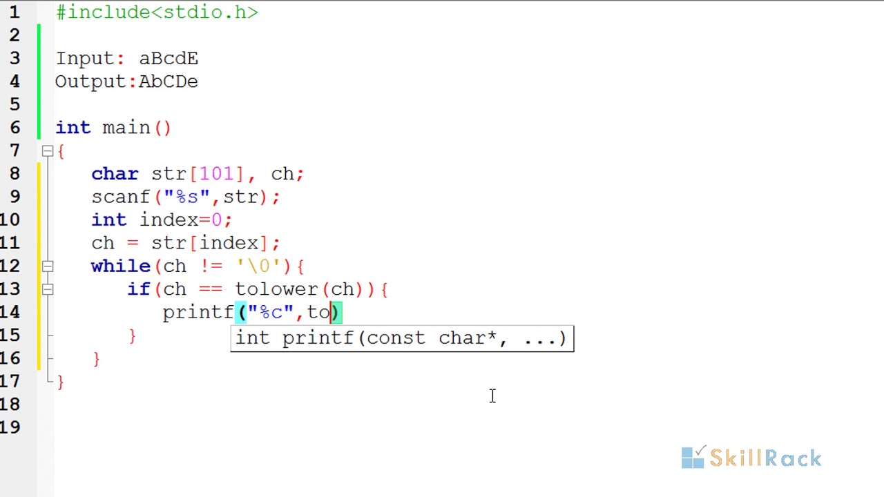 String - Toggle Case for Alphabets