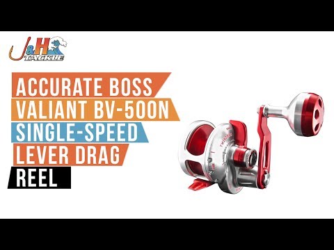 Accurate Boss Valiant BV-500N Single-Speed Lever Drag Reel | J&H Tackle