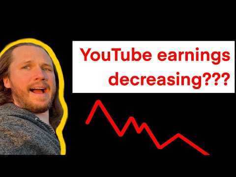 Why it looks like your YouTube earnings is decreasing