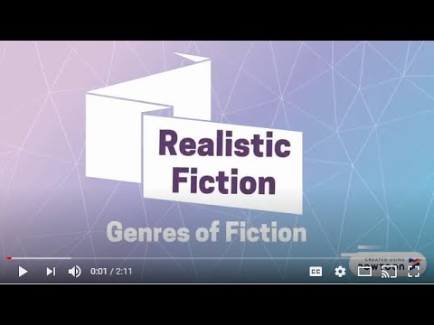 Genres of Fiction  Realistic Fiction