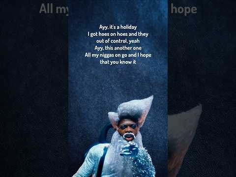Lil Nas X - Holiday (Lyrics Video)