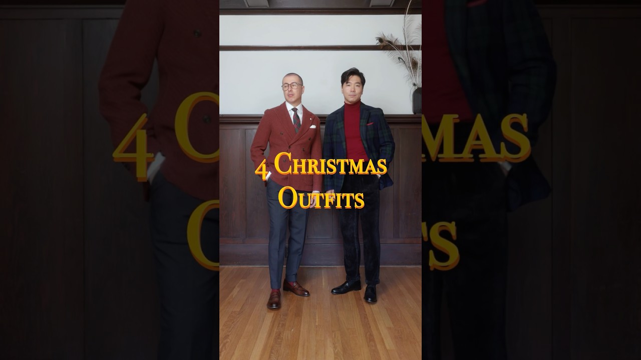 4 Christmas outfit ideas. Dressy vs Casual #christmasoutfits #holidayfashion #christmasfashion #xmas