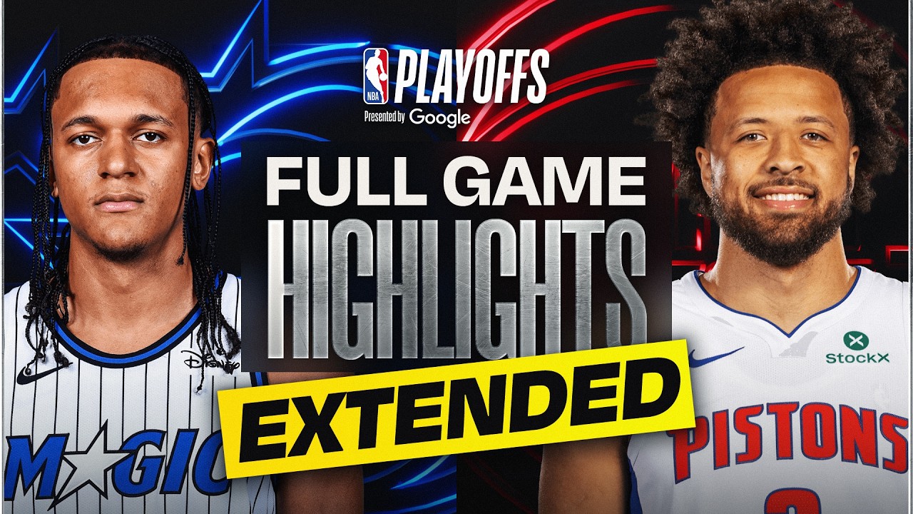 EXTENDED: #8 MAGIC at #1 PISTONS | FULL GAME 1 HIGHLIGHTS | April 22, 2026