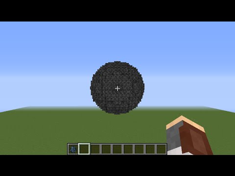 Minecraft: Fast Sphere Generator Using Command Blocks! Minecraft Project