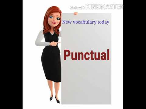 What is the meaning of punctual?