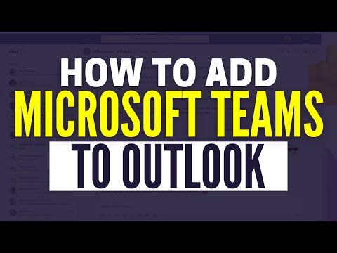 How to Add Teams to Microsoft Outlook