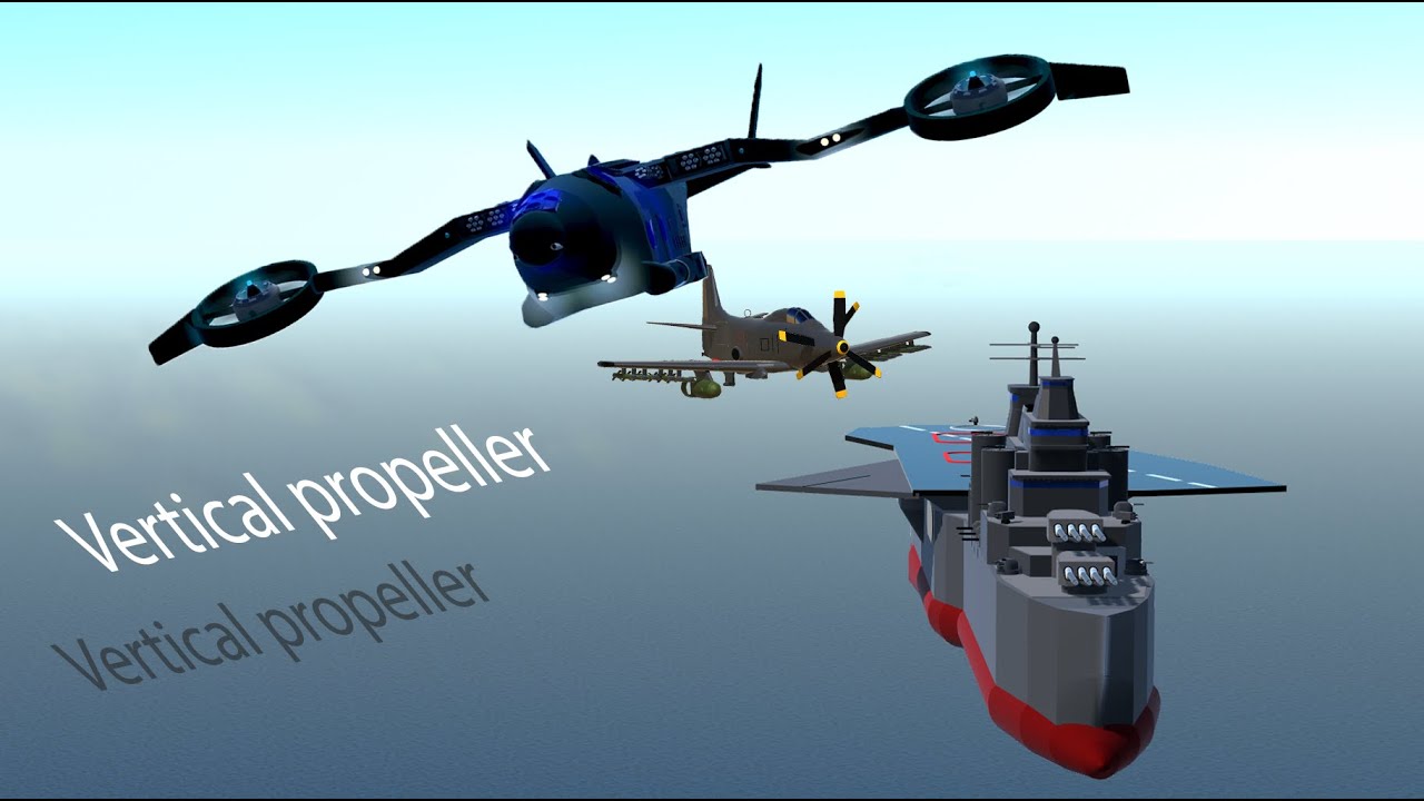 SimplePlanes ep15 | Vertical propeller