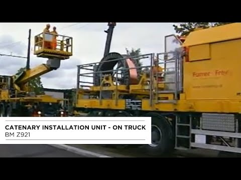 BM Z921 |Catenary Installation Unit on rail/road truck | ZECK