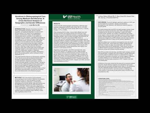 ENT and Medicare APC Poster presentation Julia Morris
