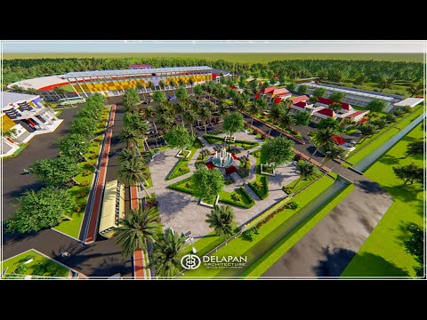 Animasi Lumion 8 3d - Project Animasi Gelanggang Olahraga Kepi Kabupaten Mappi  Papua 2019