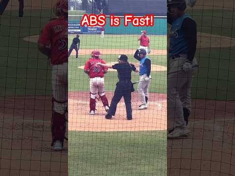 RoboUmp or Automated Ball/Strike (ABS) system is fast!-I’ve heard complaints it will slow down games
