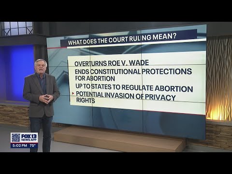 What does the Supreme Court ruling on Roe v. Wade mean? | FOX 13 Seattle