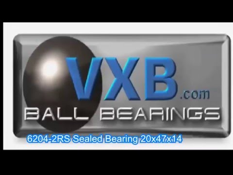 6204-2RS Sealed Bearing 20x47x14