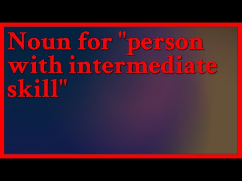 In some professional organizations, the word "Journeyman" is used for someone who has passed thei...