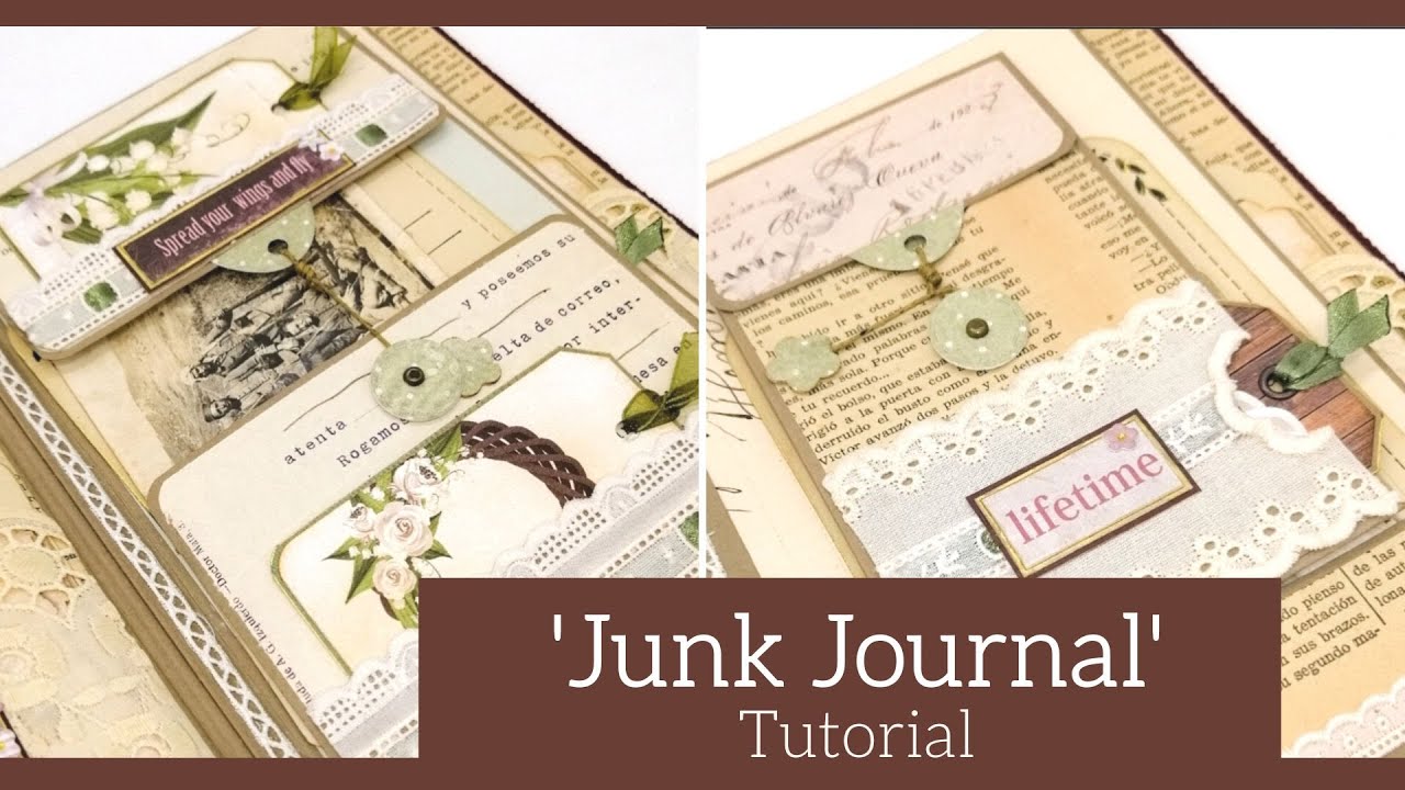 JUNK JOURNAL - TUTORIAL | LLUNA NOVA SCRAP