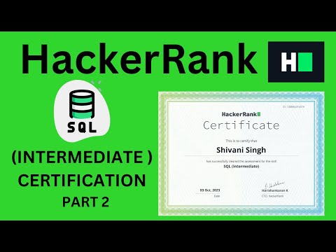 SQL Intermediate Certification | HackerRank Certificate | Business Expansion