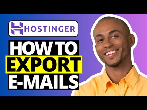 How to Export Emails From Hostinger - Email Backup Emails