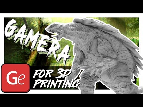 Gamera 3D Printing Miniature | Assembly by Gambody